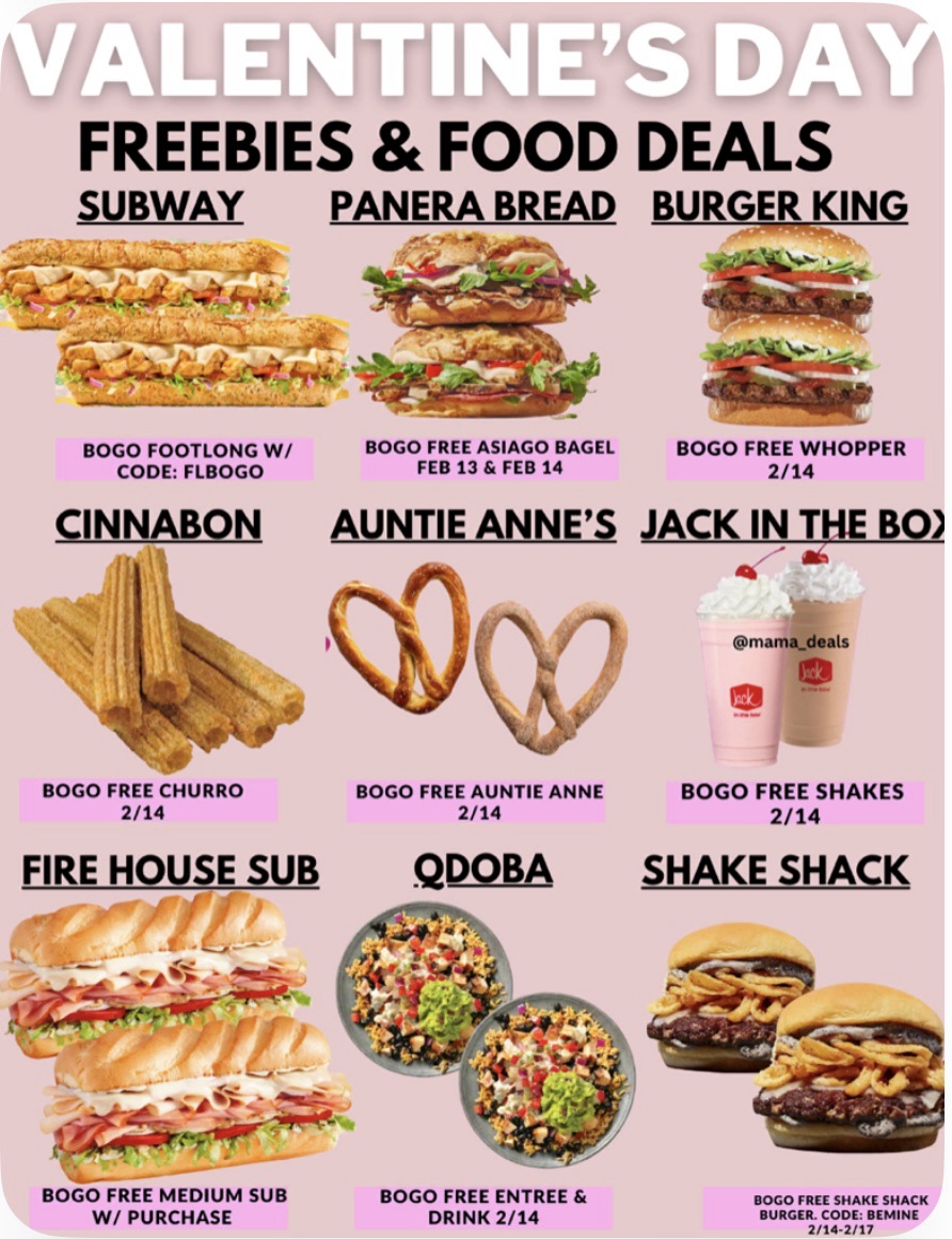 Valentines Day Freebies and Deals - Mama Deals
