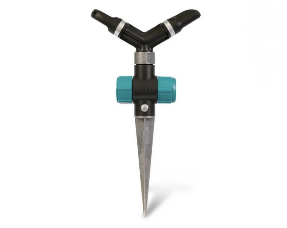 $3.92! Gilmour Adjustable Whirler Sprinkler with Metal Spike Base Onyx ...