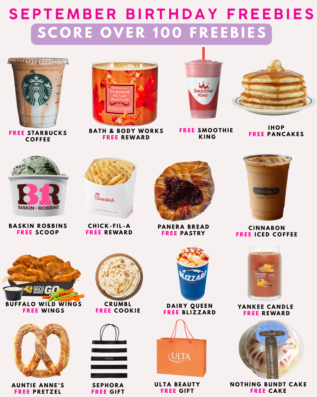 September Birthday Freebies – Celebrate Your Birthday With Free Treats ...